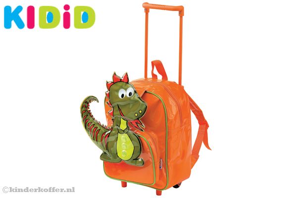 Kidid Kindertrolley dinosaurus | Kinderkoffer.nl