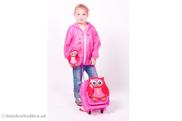 Kidid Kindertrolley uil | Kinderkoffer.nl